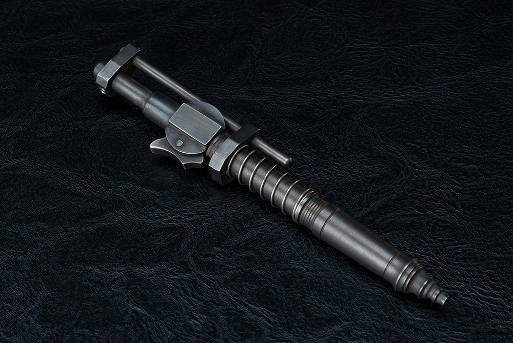 Hidetoshi Nakayama SteamPunk Knock Pen in Stainless Steel Black Dye ...