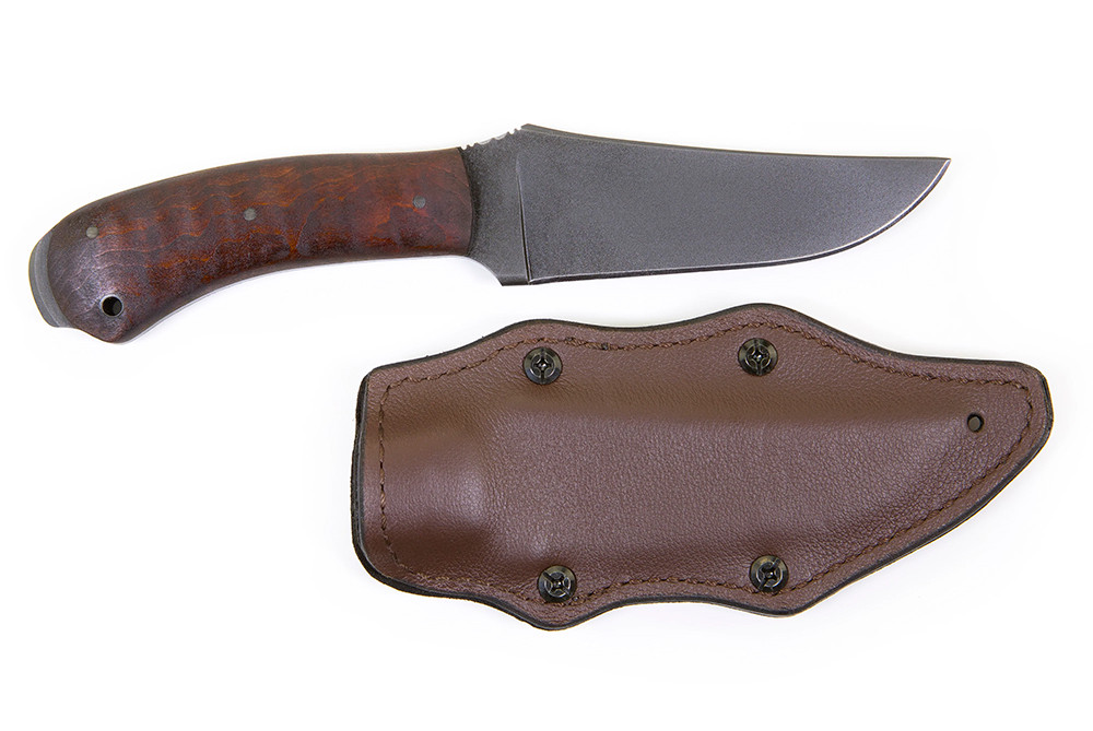 Winkler Knives Crusher Belt Knife w/ Lined Boltaron Sheath and Leather ...