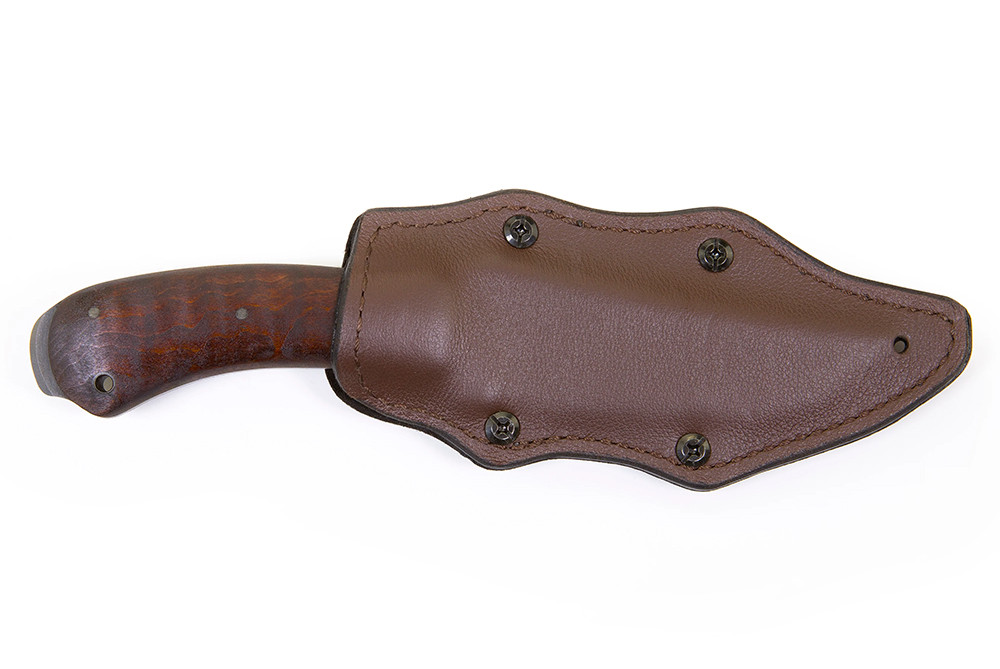 Winkler Knives Crusher Belt Knife w/ Lined Boltaron Sheath and Leather ...