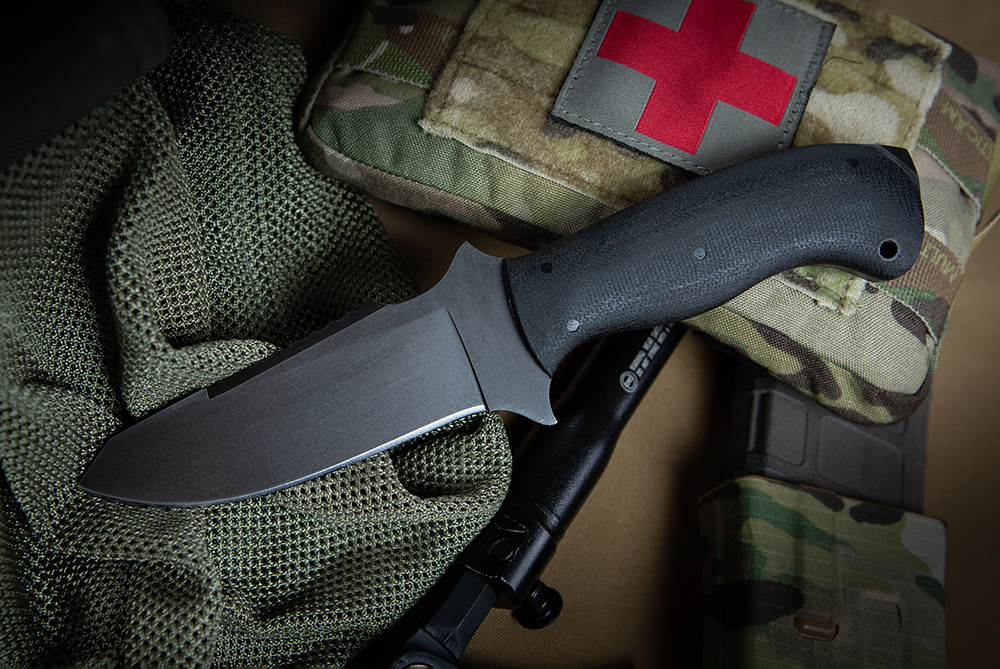 Winkler Knives Utility Crusher w/ Lined Boltaron Sheath and A Micarta ...