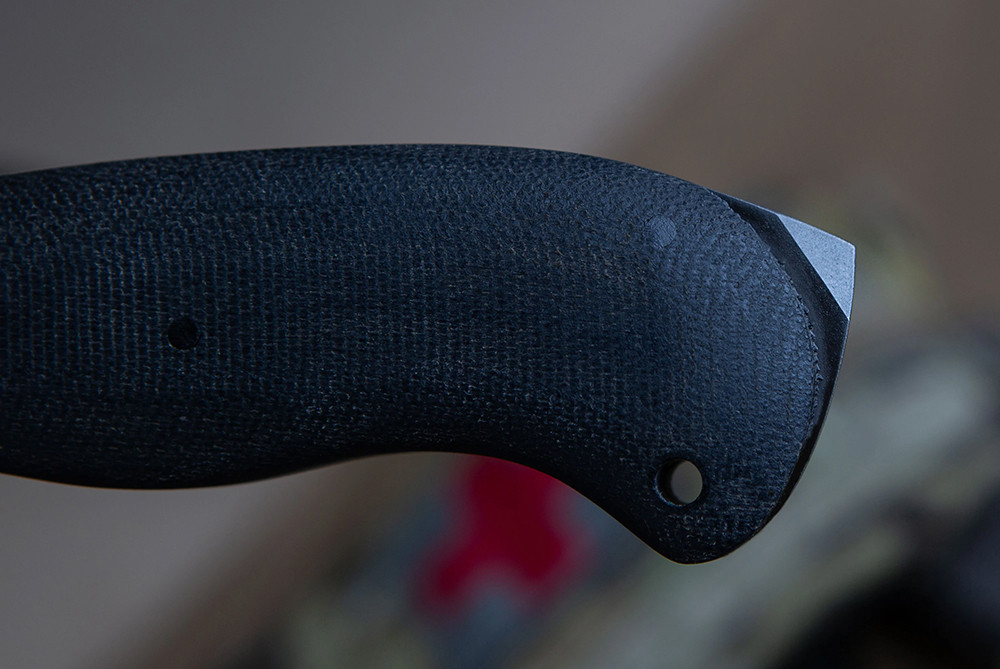 Winkler Knives Utility Crusher w/ Lined Boltaron Sheath and A Micarta ...