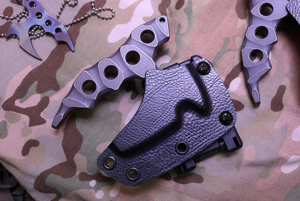 Raidops P2.Reaper's Sleeve Titanium Knuckle Dark Brown Finish - Tactical Elements Inc