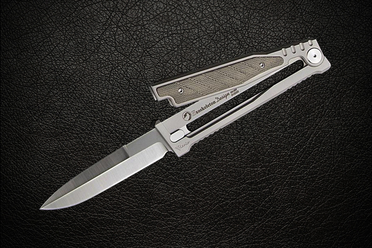 Reate Knives Exo Exoskeleton Design Manual Otf Knife Double Edge