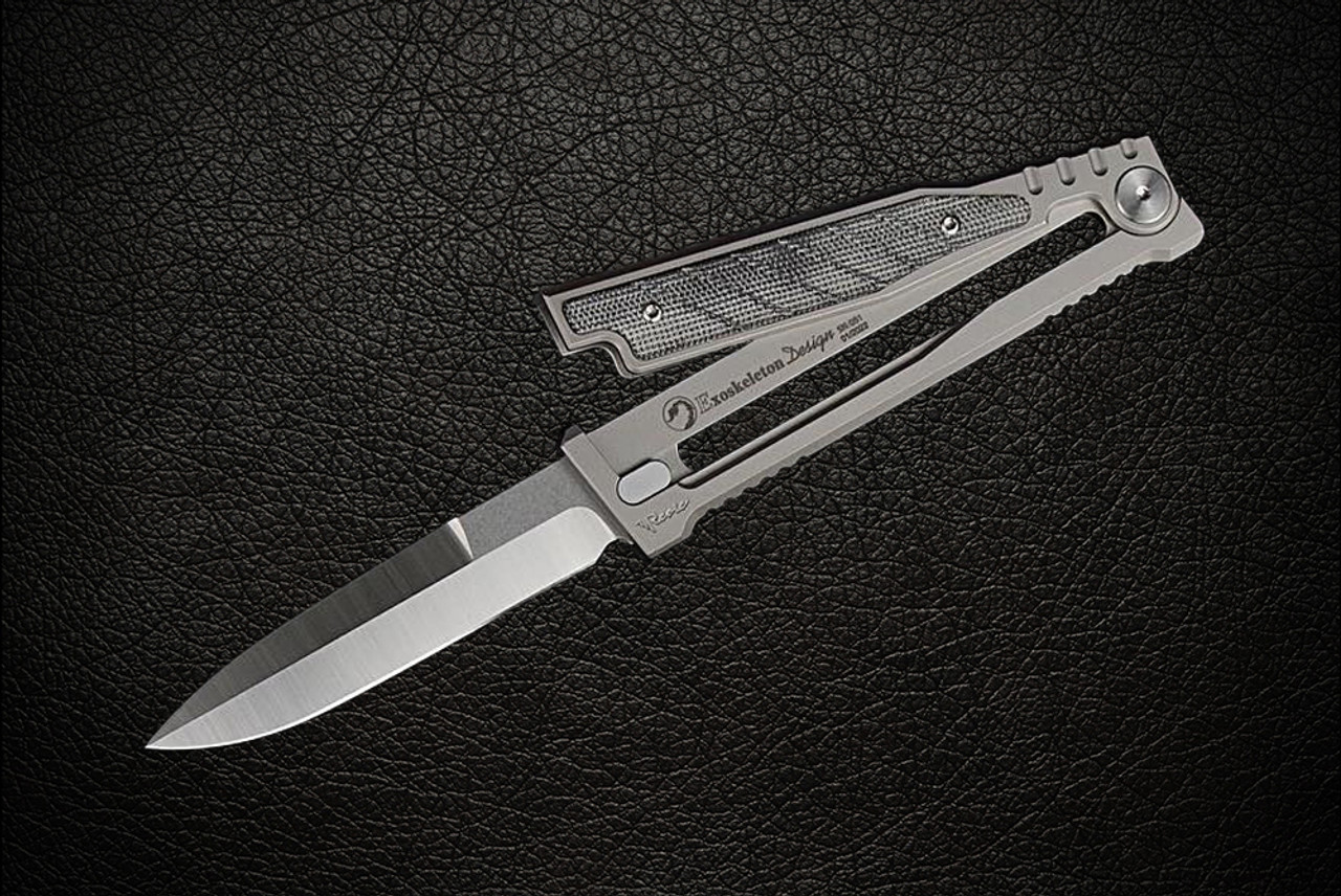 Reate Knives Exo Exoskeleton Design Manual Otf Knife Double Edge