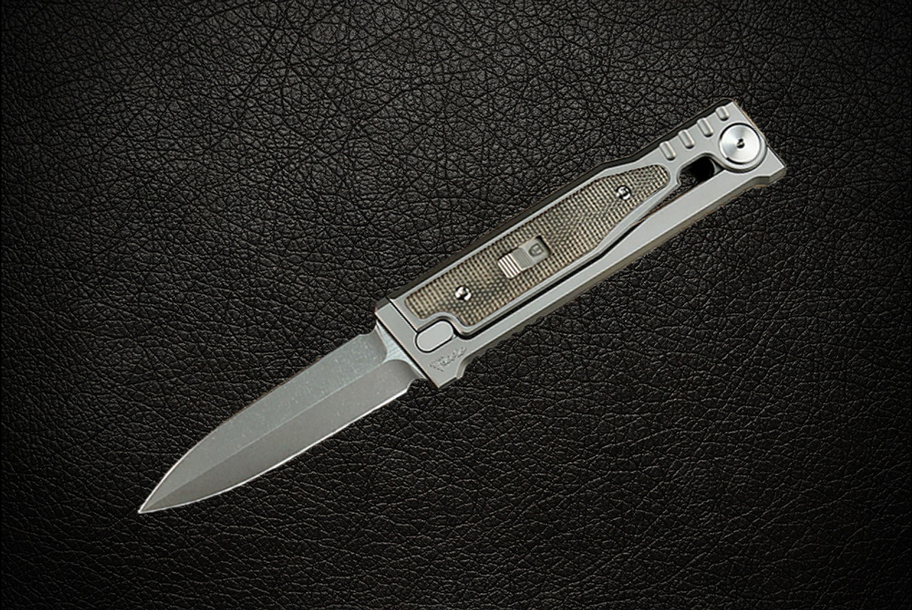 Reate Knives Exo M Exoskeleton Design Manual Otf Knife Double Edge