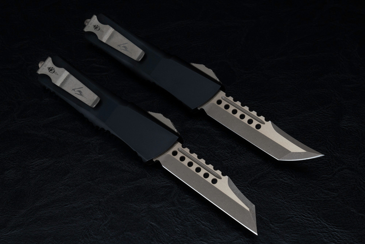 Microtech Knives Combat Troodon Hellhound And Warhound Combo Set Otf