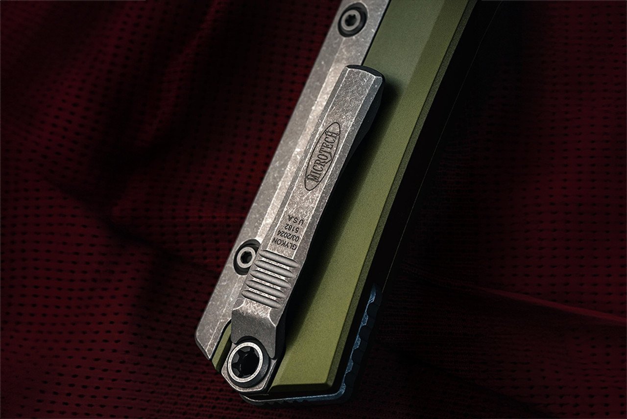 Microtech Knives Glykon De Otf Automatic Knife Apocalyptic Blade W Od
