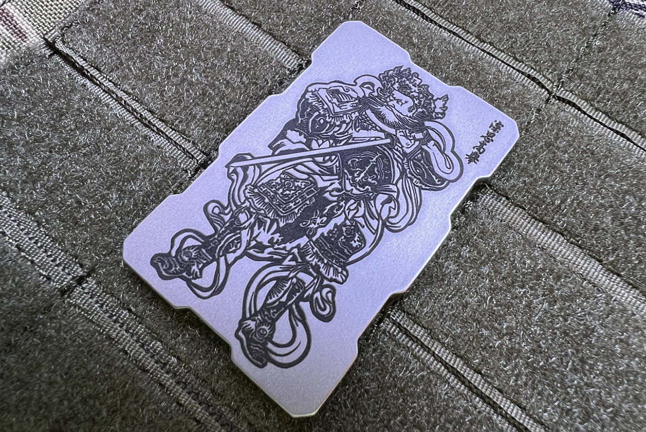 Raidops Temple Guardian Titanium Patch Metallic Finish - Tactical ...