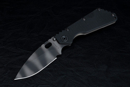 Strider Knives SMF Tiger Stripe Blade and Frame Lock w/ Black Textured ...