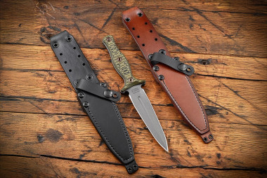 RMJ Tactical Raider Dagger Leather Sheath - Tactical Elements Inc