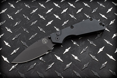 Strider/Protech SnG Automatic knife Solid Black Aluminum - 2403 ...