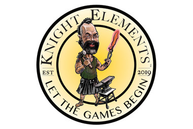 Knight Elements Let the games begin - 1 pack of 5 stickers - Tactical ...