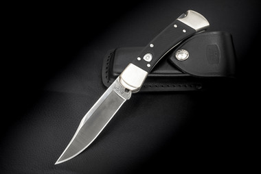 Buck Knives 110 Elite Automatic Lockback Knife Clip Point Satin Blade w ...