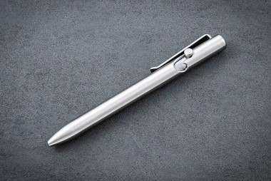 Tactile Turn Bolt Action Pen Short Titanium - Tactical Elements Inc