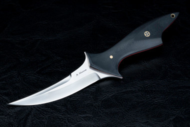 Alex Hossom Knives Pixie Custom Fixed Blade Knife Satin Blade Finish w ...