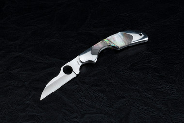 Spyderco Knives Kiwi Pocket Knife Satin Blade w/ Santa Fe Stonework's ...