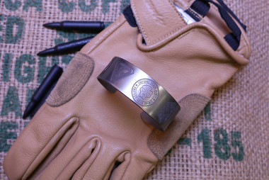 Raidops Patch Titanium Armband Metallic Gray Finish - Tactical Elements Inc