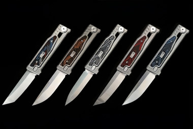Reate Knives EXO-M Exoskeleton Design Manual OTF Knife Satin Blade w ...