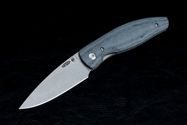 TRM ATOM Liner Lock Folding Knife 2-Part Tumbling Blade Finish w/ 3D ...