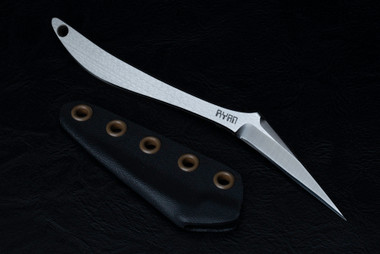 Steve Ryan Custom Scraps Fixed Blade Knife Handground MagnaCut ...