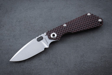 Strider Knives SnG DGG Folding Knife Stonewash Blade w/ Gunner Grip ...