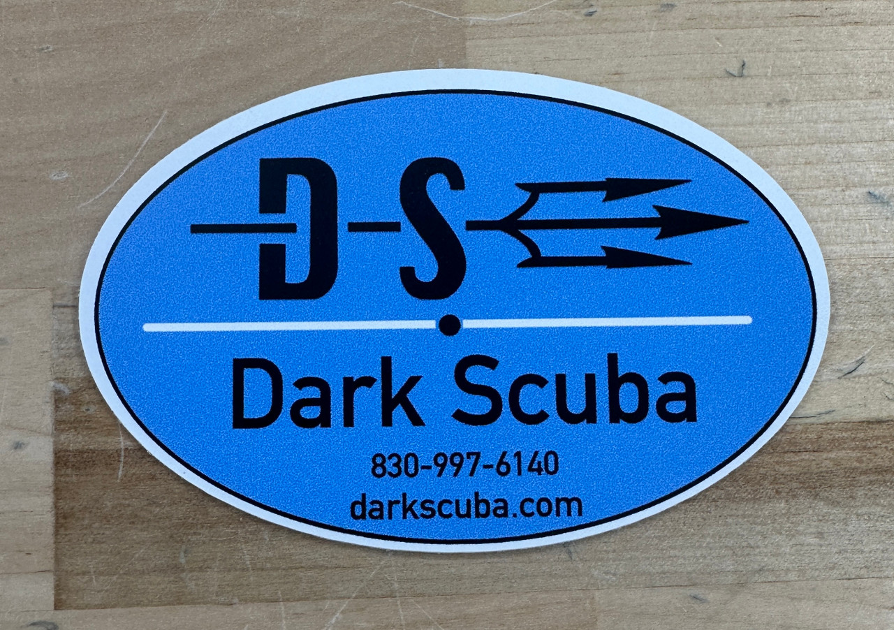 Dark Scuba Sticker 3 Pack