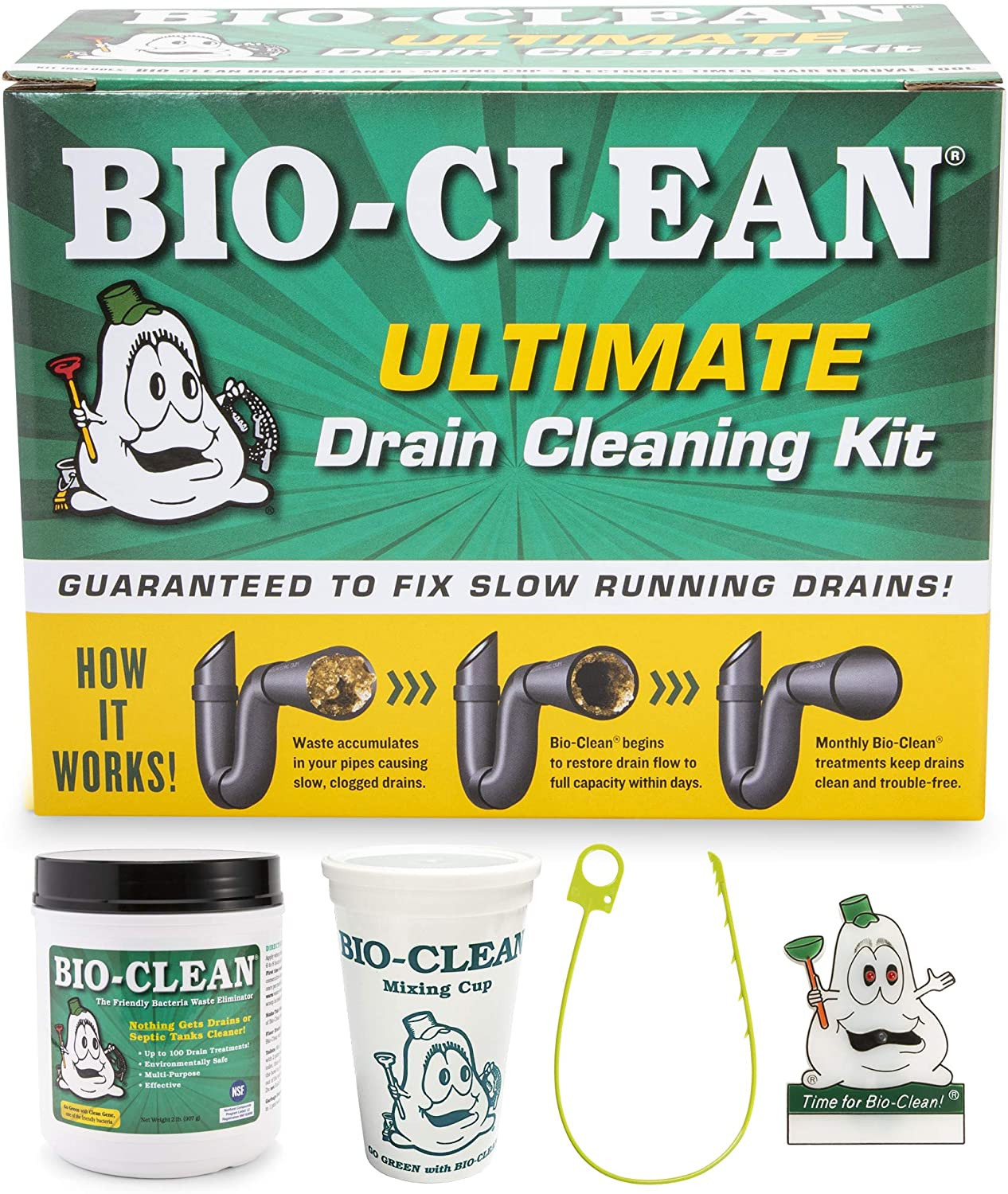 Bio-Clean Enzyme for Plumbing and Septic 2lb Jar | Level 7 Chemical