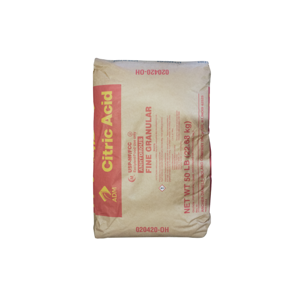 Citric Acid Fine Granular FCC ADM 50 Lb | Level 7 Chemical