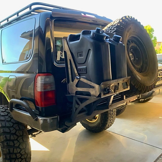 3rd Gen 4Runner Rear Bumper | High Clearance Steel Bumper with Swing ...