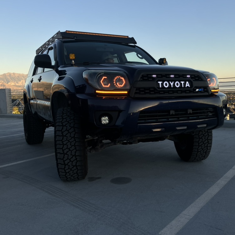 2003-2009 Toyota 4Runner Lower Headlights/ Bumper Filler LED Trim
