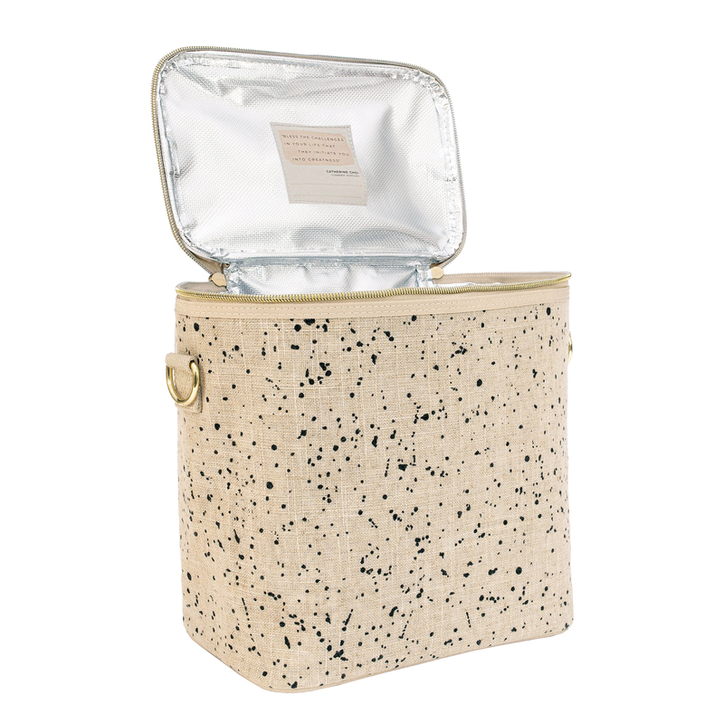 SoYoung Linen Splatter Lunch Bag - iLIKENEW