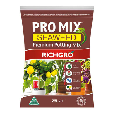 PRO MIX Seaweed Premium Potting Mix 25lt - Cape View Nursery