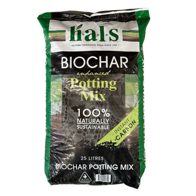 Biochar Enhanced Potting Mix 25lt - Cape View Nursery