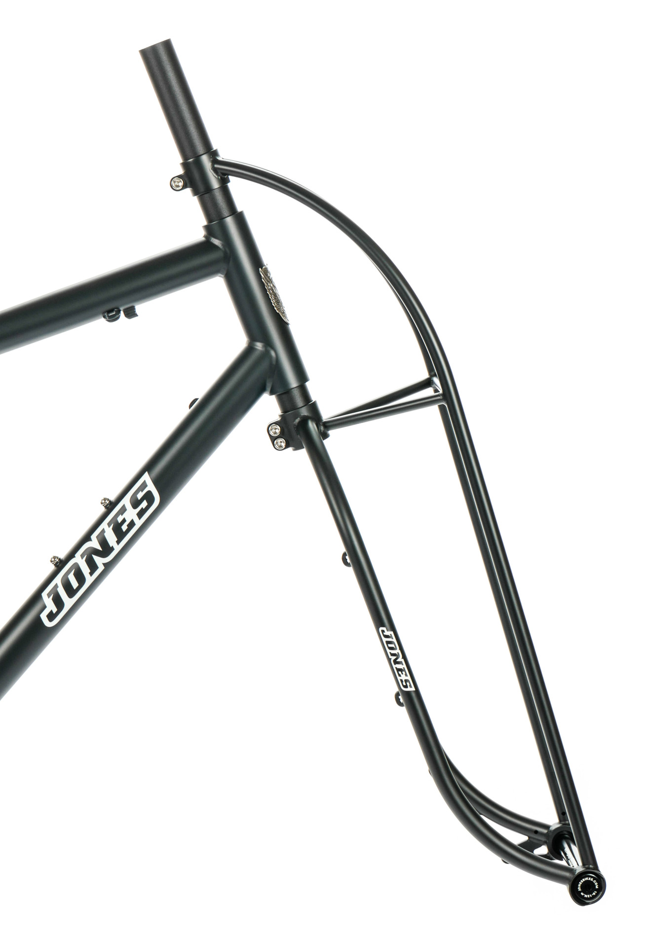 Jones Steel Plus LWB Diamond Frame with Fork Black - Jones Bikes