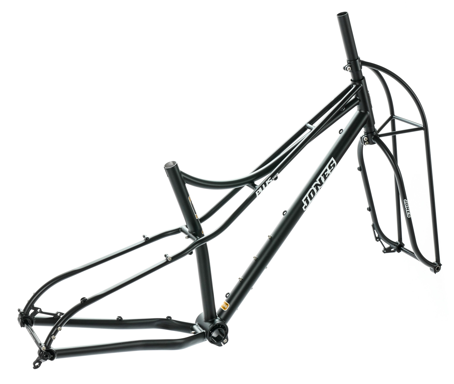 Jones Steel Plus SWB Spaceframe with Fork Black (size medium) - Jones Bikes