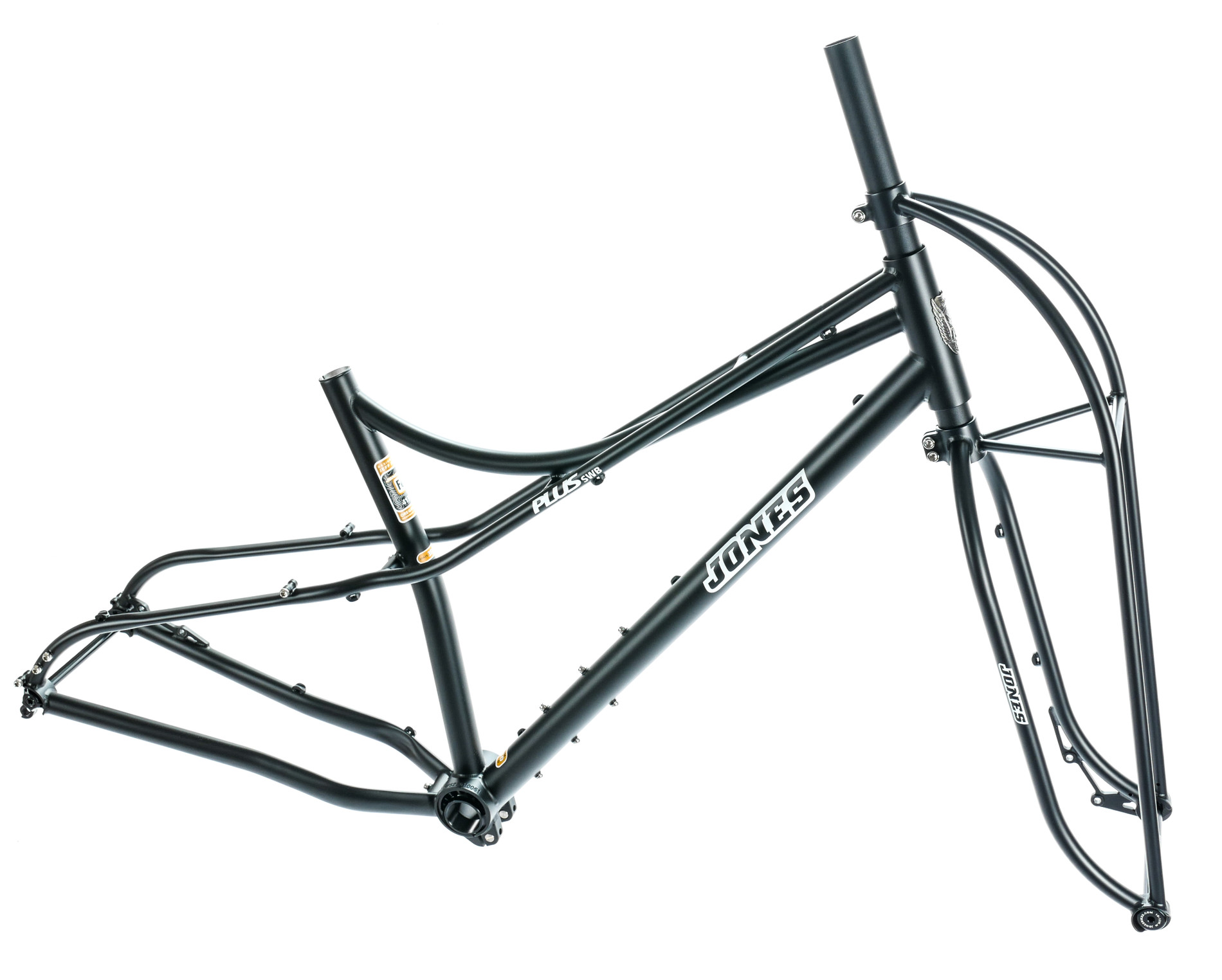Jones Steel Plus SWB Spaceframe with Fork Black (size medium) - Jones Bikes