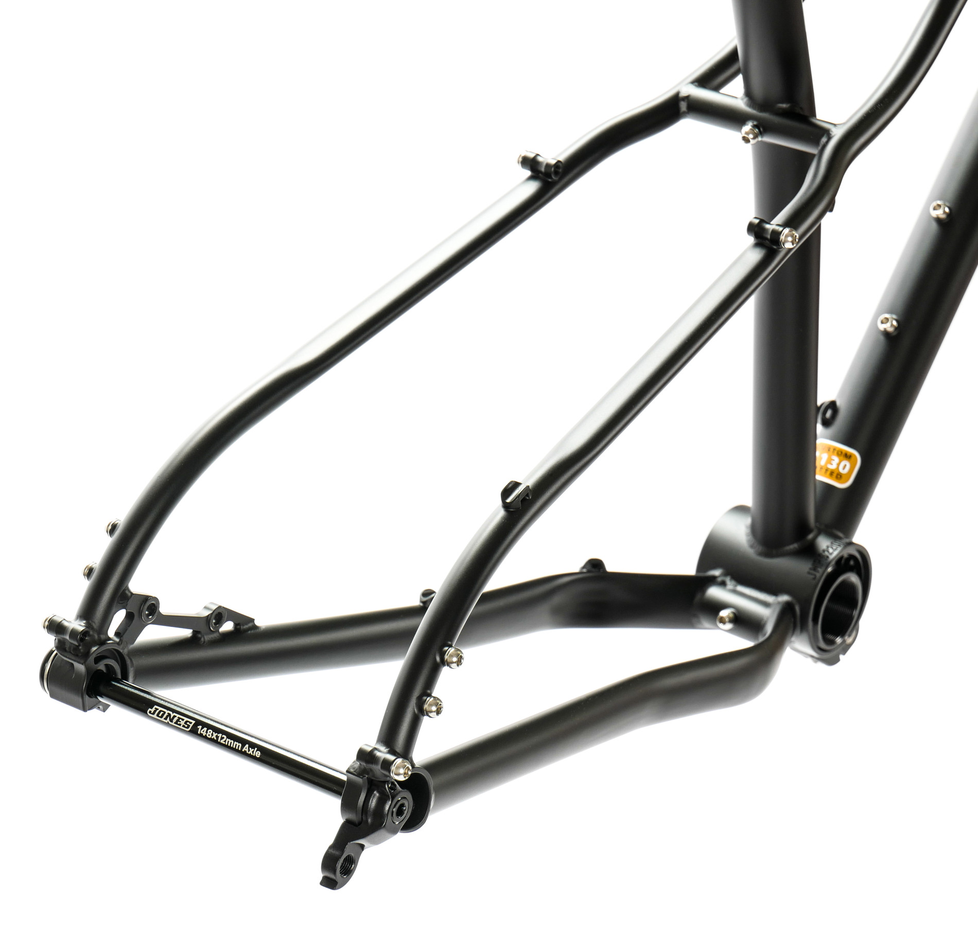 Jones Steel Plus SWB Spaceframe with Fork Black (size medium) - Jones Bikes