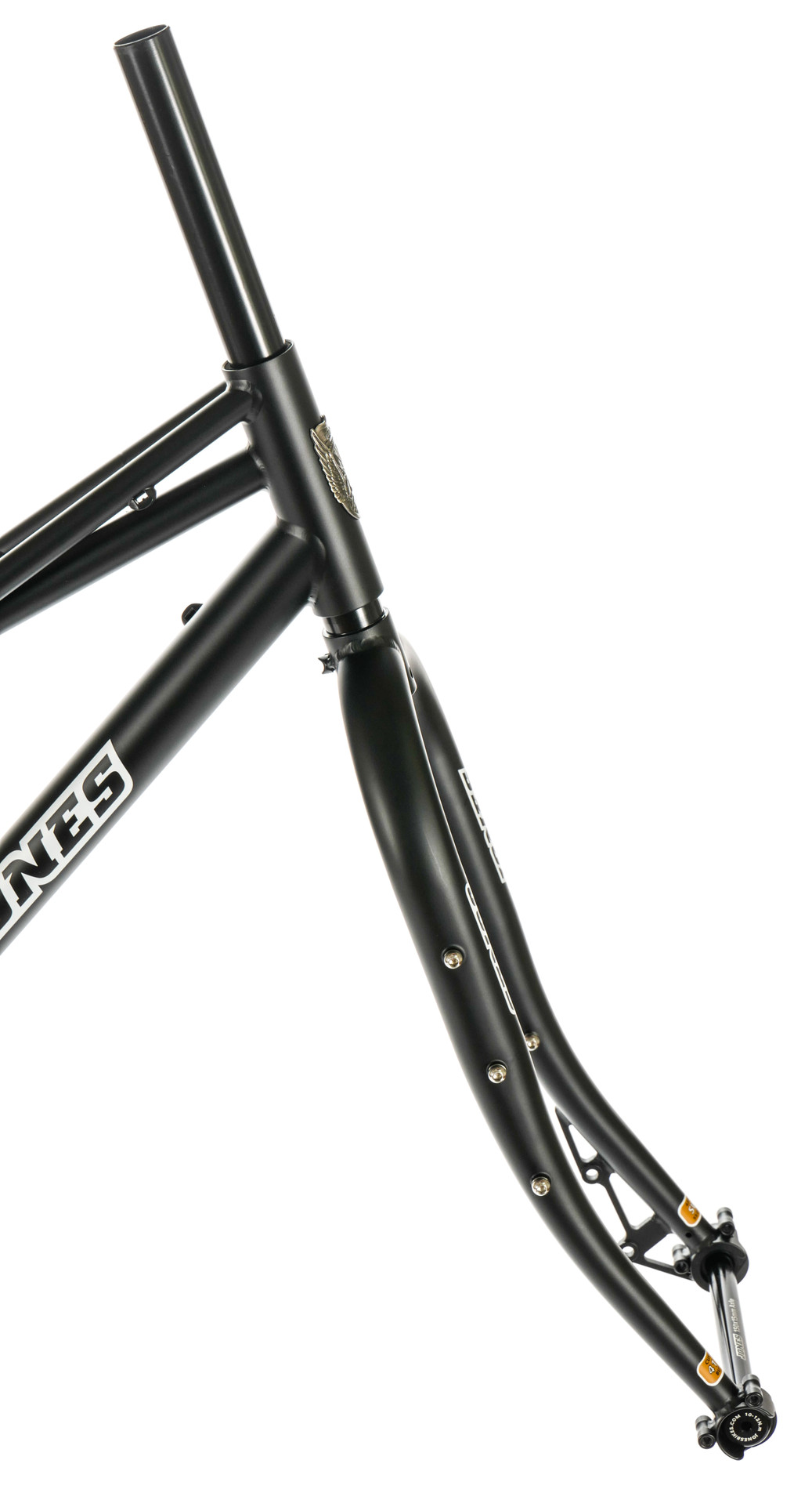 Jones Steel Plus SWB Spaceframe with Fork Black (size medium) - Jones Bikes