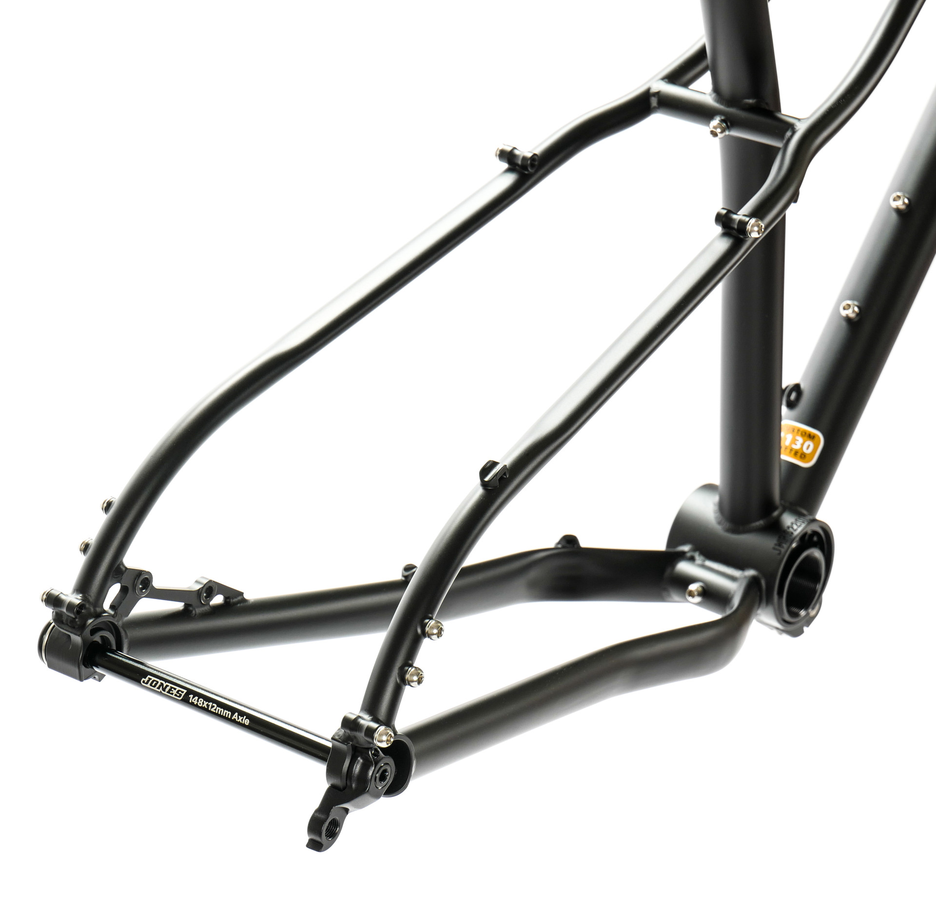 Jones Steel Plus SWB Spaceframe with Fork Black (size medium) - Jones Bikes