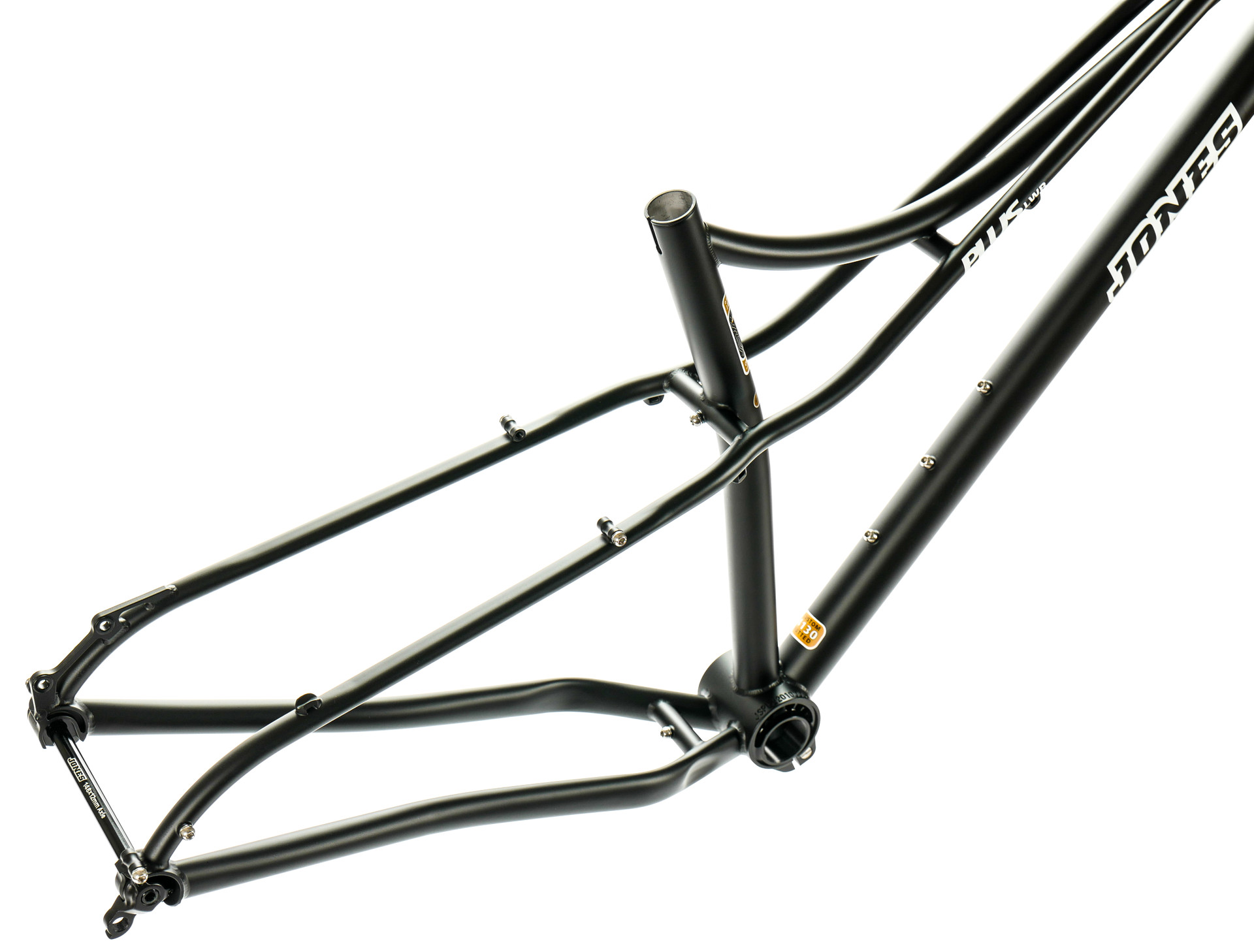 Jones Steel Plus LWB Spaceframe with Fork Black (size small)