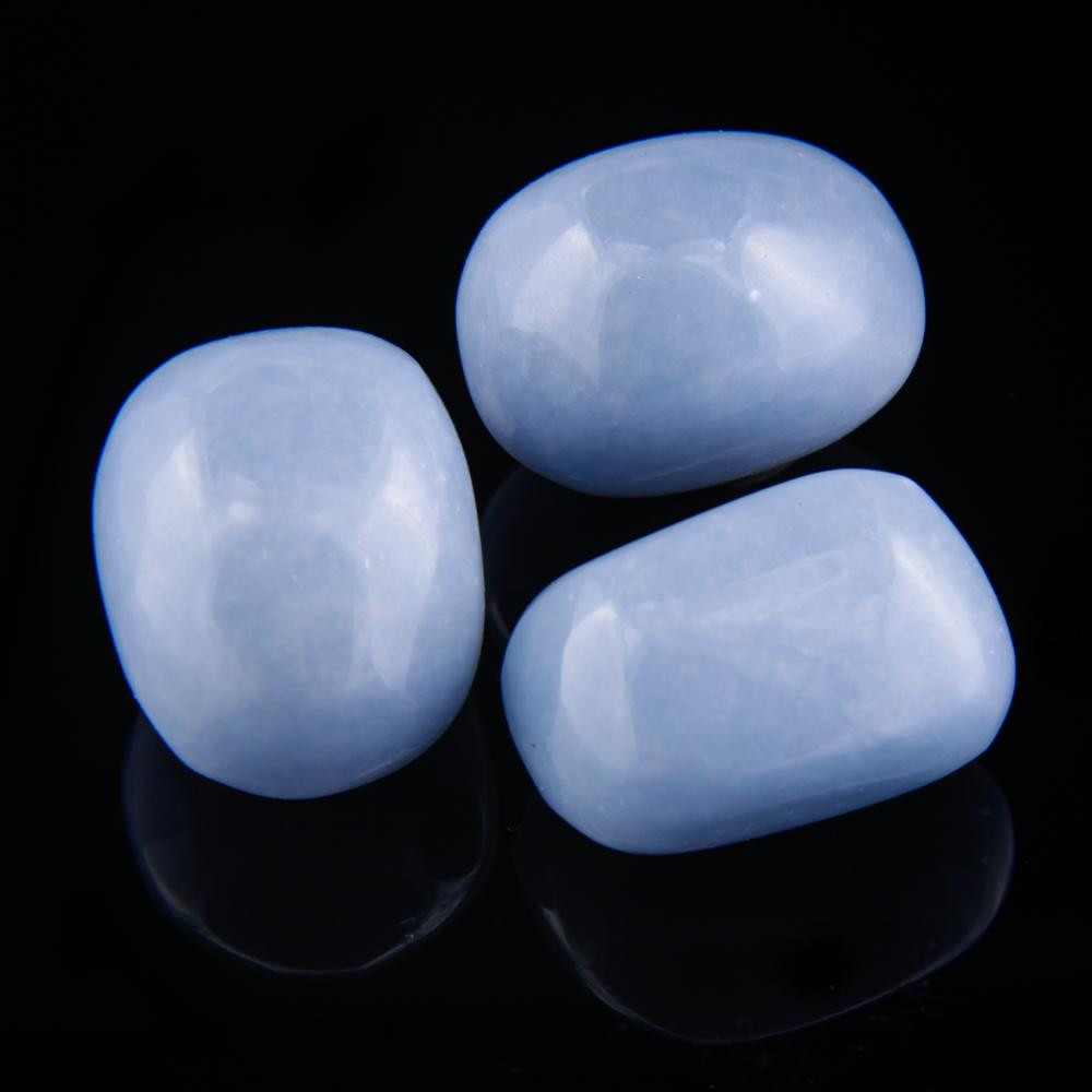 Angelite Tumbled Stone ( 1 Piece )
