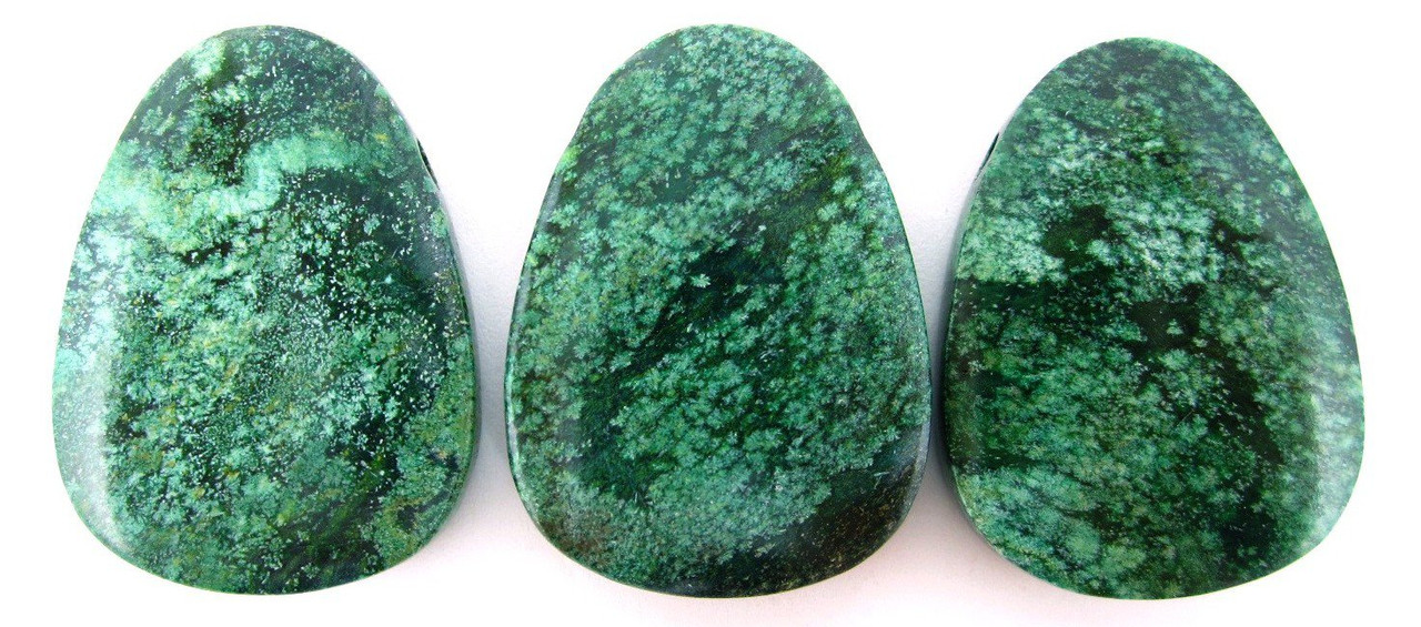 Verdite Gemstone Pendant Bead ( 1 Piece )