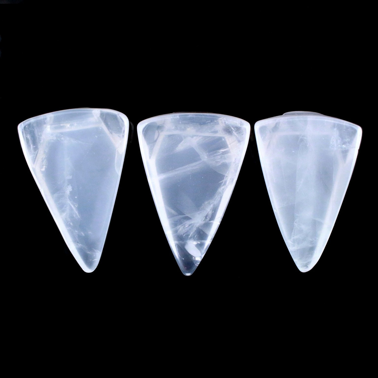 Moon Quartz Crystal Gemstone Pendant Bead ( 1 Piece )