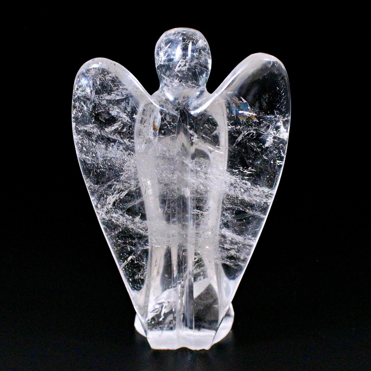 Quartz Crystal Angel Carving