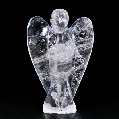 Quartz Crystal Angel Carving