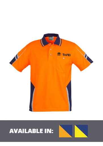 TAFE NSW HI VIS SQUAD SHORT SLEEVE POLO ZH237 - ATZ SOLUTIONS