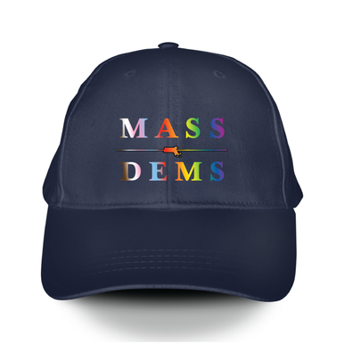 Mass Dems - Pride (Navy Baseball Cap) - Massachusetts Democratic Party ...