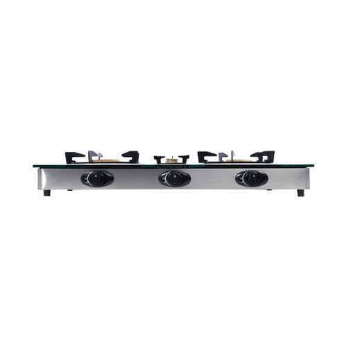 3 BURNER GLASS TOP GAS STOVE