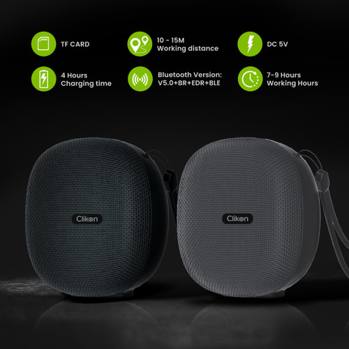 Clikon 15 Watt Premium Portable Bluetooth Speaker with 2400mAh Battery ...