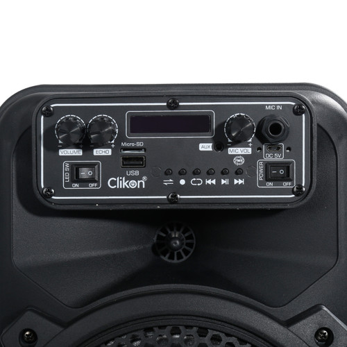 Clikon Rechargeable Bluetooth Speaker with Dynamic Light Show, 2 Years ...